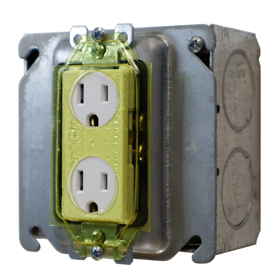 3 Gang Flat Plate Cover for Residential Nail on Box | SmartGuard