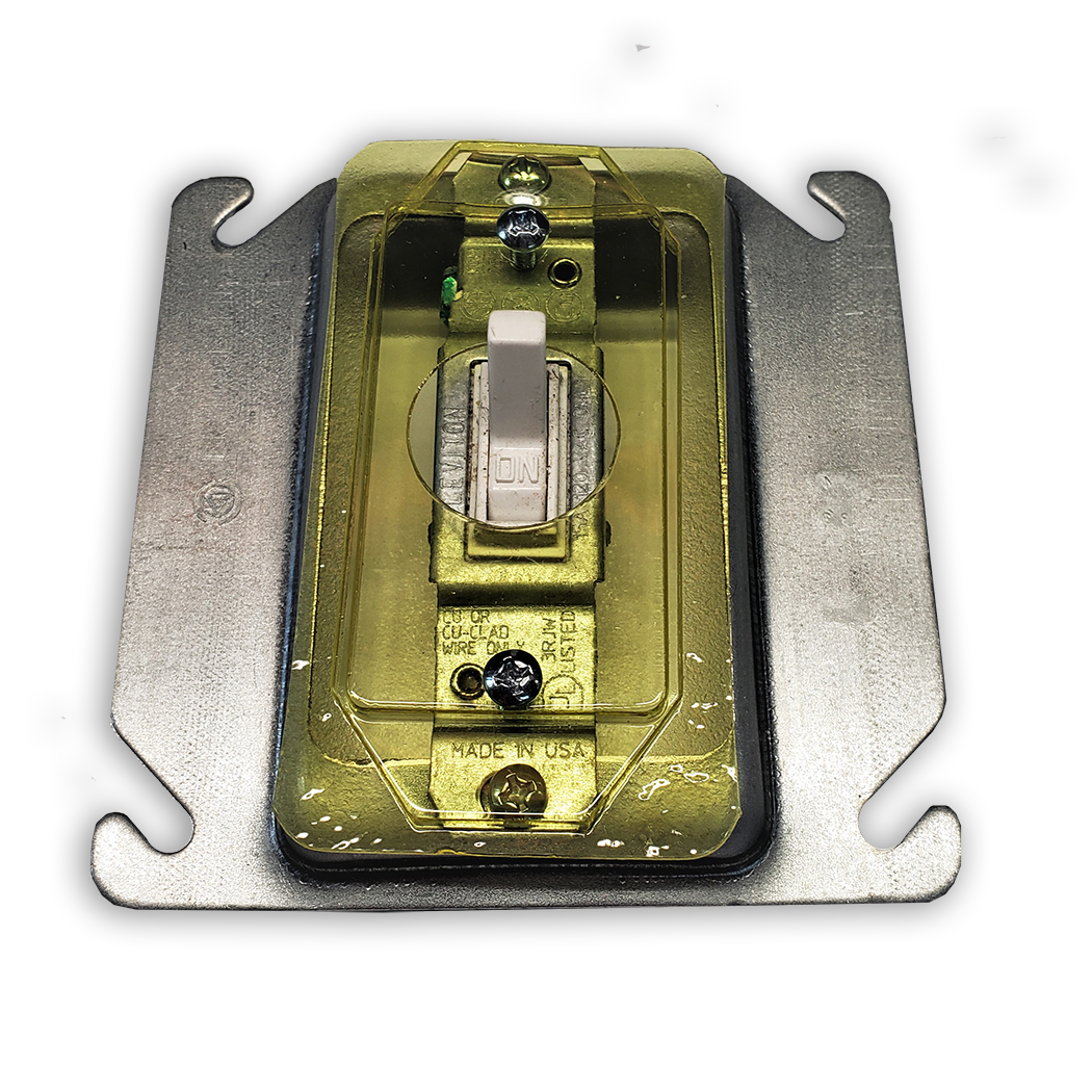 1 Gang Toggle Switch Cover With Access | Plastic Covers & Guards ...