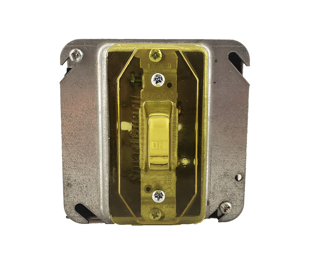 1 Gang Toggle Switch Cover With Screws Pre-Installed | Plastic Covers ...