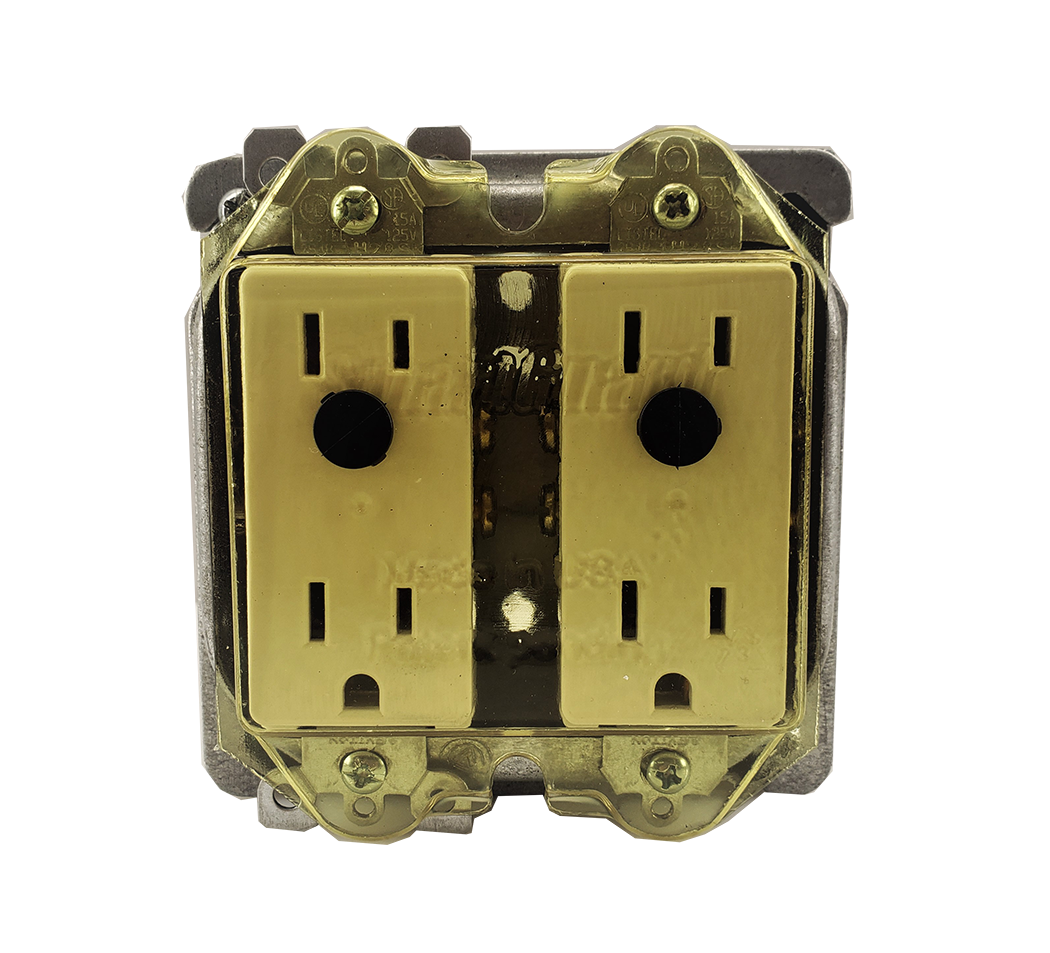 2 Gang GFCI/Decora Receptacle Cover with Pins | Plastic Covers & Guards ...