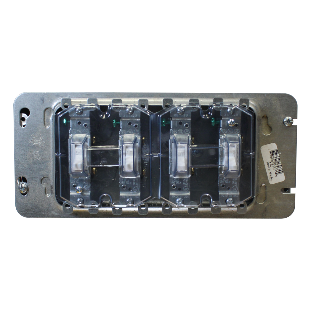 4 Gang Toggle Switch Cover | SmartGuard