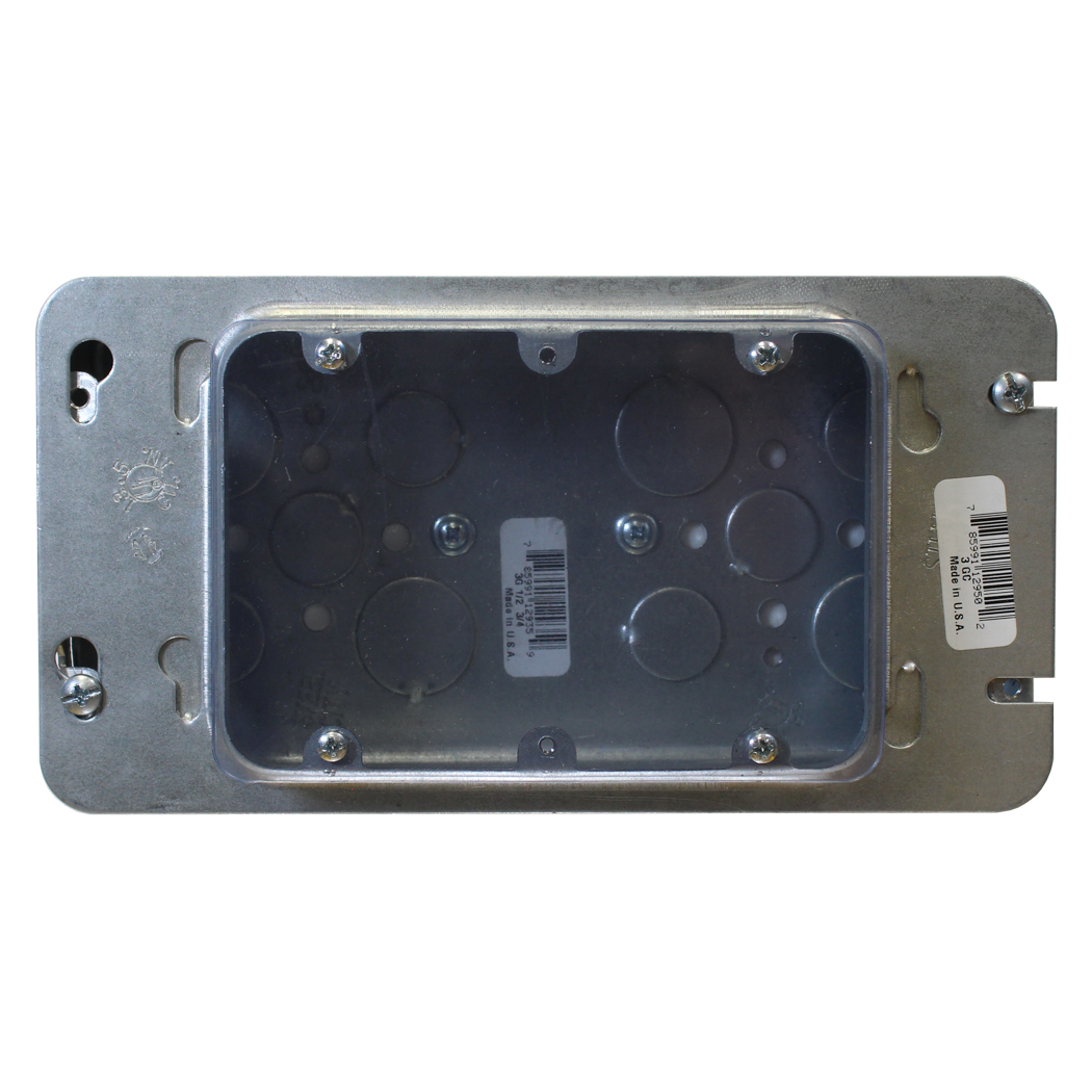 3 Gang Flat Plate Cover for Commercial Mud Ring | SmartGuard