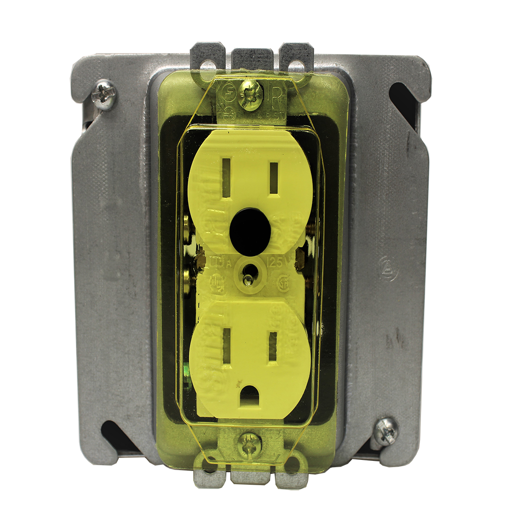 Single Receptacle Paint Shield Cover | Plastic Covers & Guards | SmartGuard